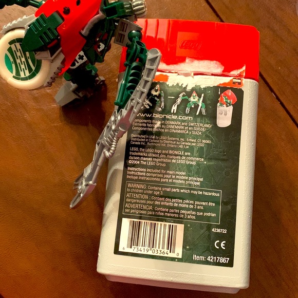 Lego | Toys | Lego Bionicle Vahki Vorzakh 866 Complete With Container And Booklet | Poshmark